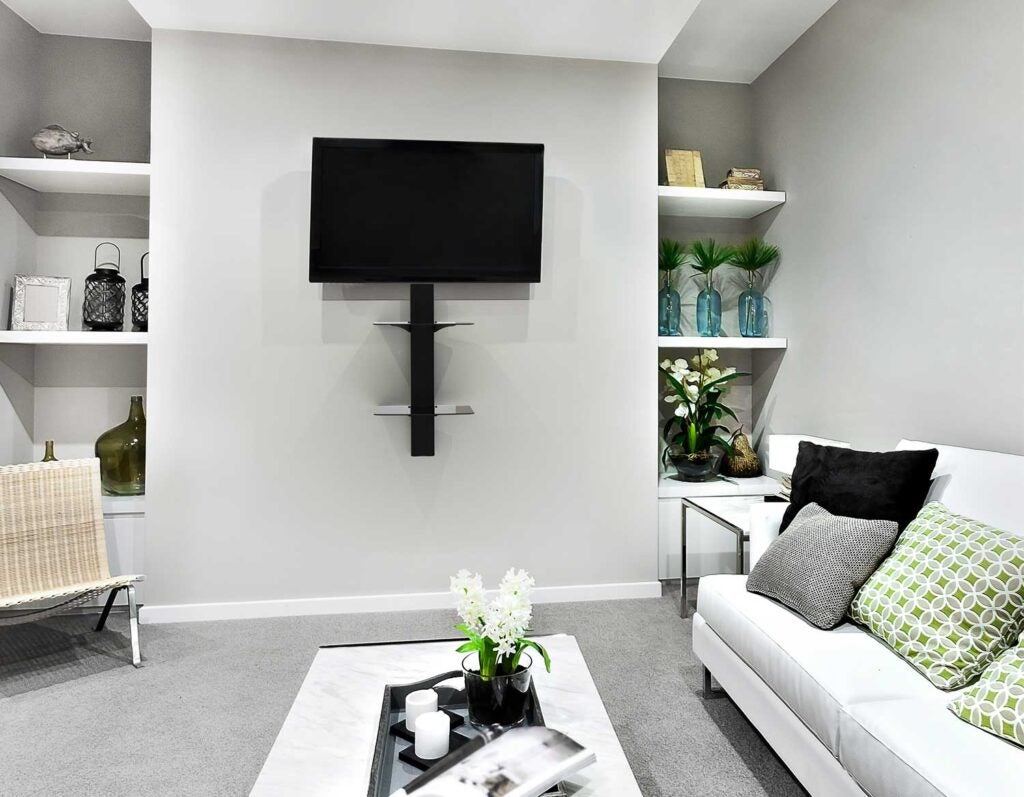 Wall-Mounted AV Shelves & Component Shelves | Kanto Mounts