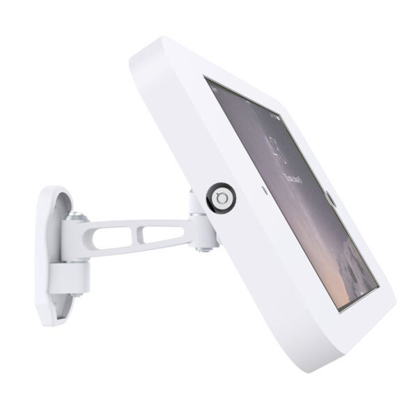 Kanto Full Motion Anti Theft Wall Mount for iPad 10.2" - White